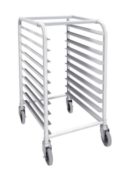 CARRO RACK CHAROLAS DE 10 PZS ACERO – Arander web