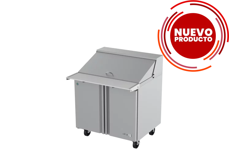 MESA REFRIGERADA DE PREPARACION MEGA TOP 15 INSERT. GN-1/6 DE 4" DE PR ...